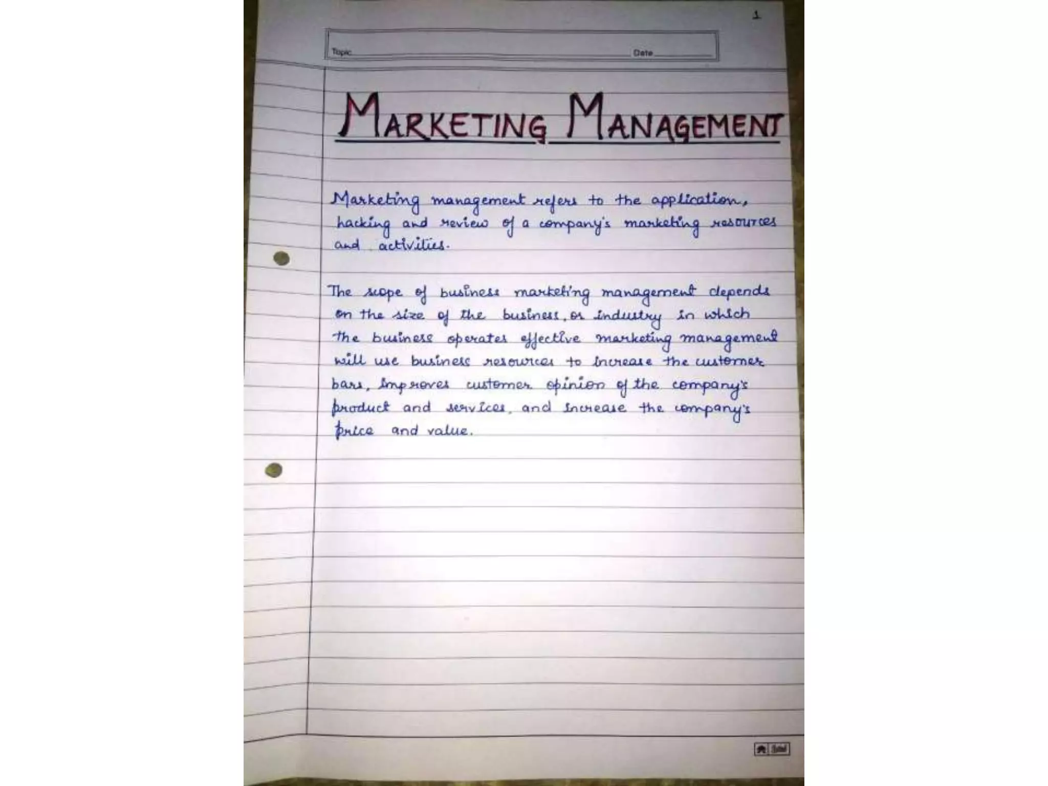 Marketing Management Project on Chocolates | Business Stuides | PPTX
