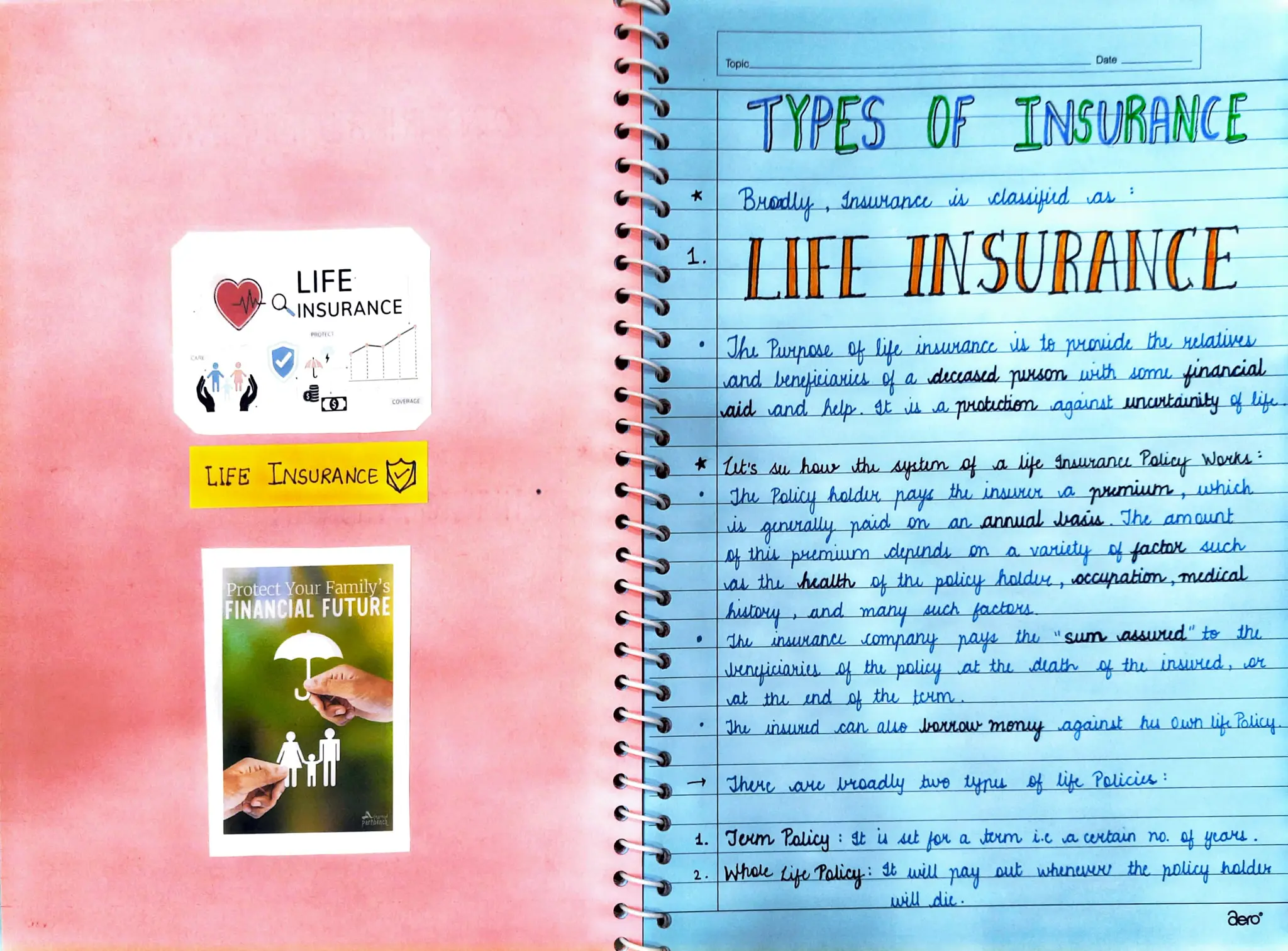 CLASS 11 CBSE B.St Project AIDS TO TRADE - INSURANCE | PDF