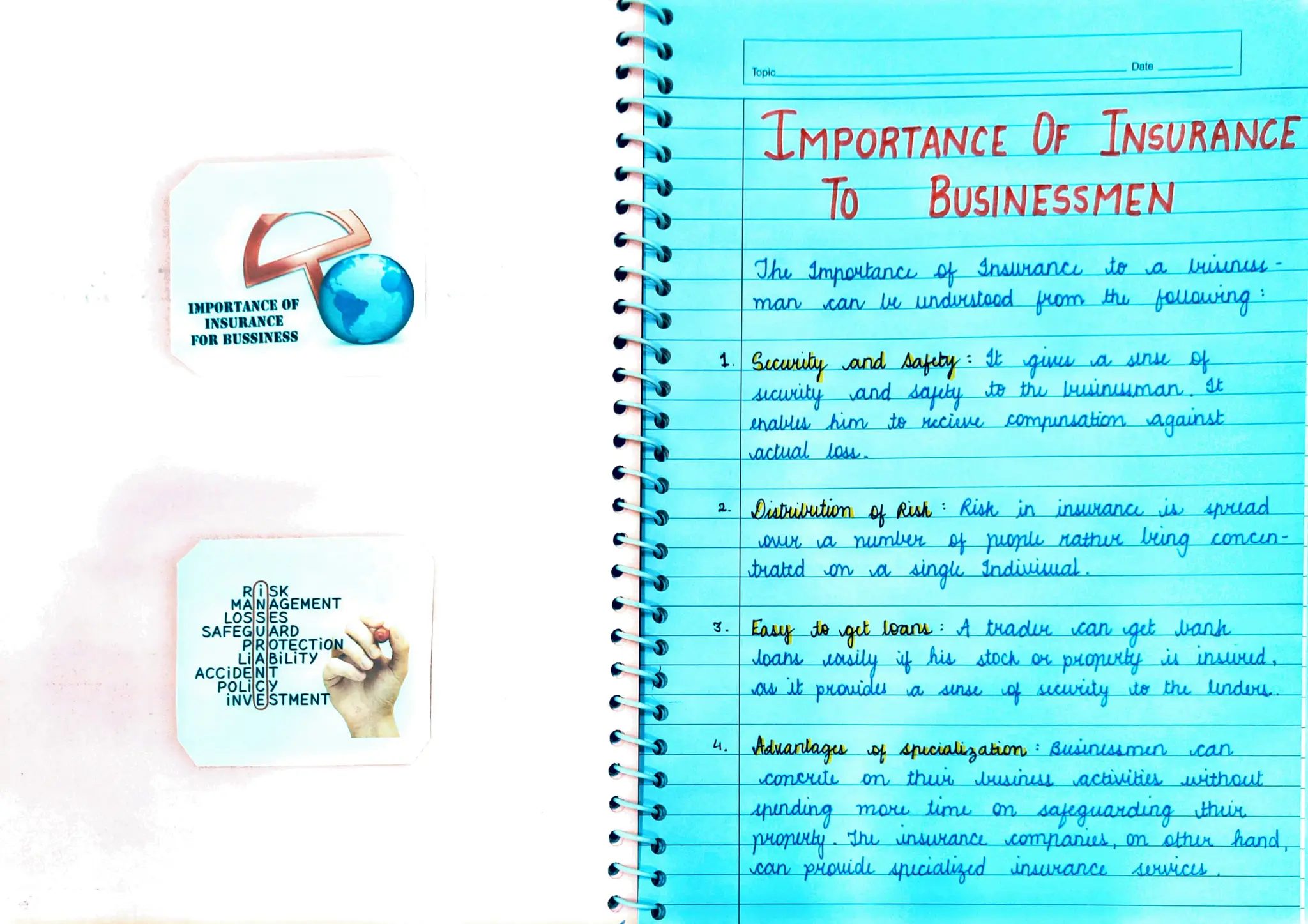 CLASS 11 CBSE B.St Project AIDS TO TRADE - INSURANCE | PDF