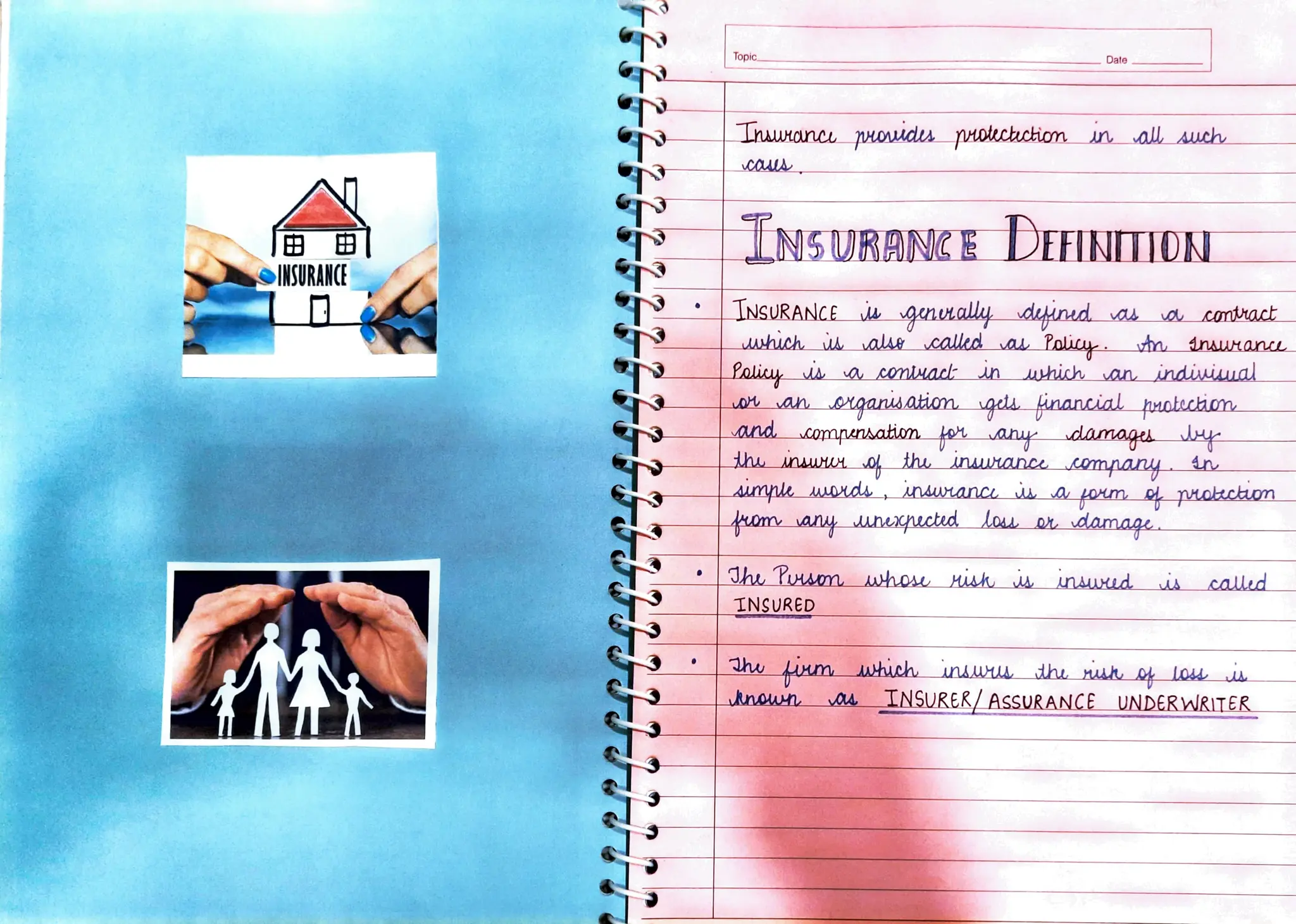 CLASS 11 CBSE B.St Project AIDS TO TRADE - INSURANCE | PDF