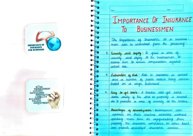 CLASS 11 CBSE B.St Project AIDS TO TRADE - INSURANCE | PDF