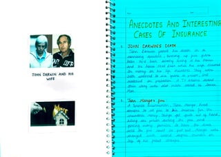 CLASS 11 CBSE B.St Project AIDS TO TRADE - INSURANCE | PDF