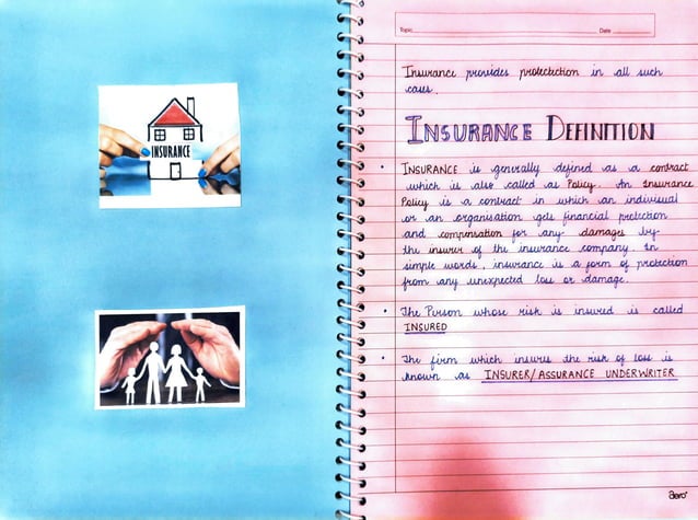 CLASS 11 CBSE B.St Project AIDS TO TRADE - INSURANCE | PDF
