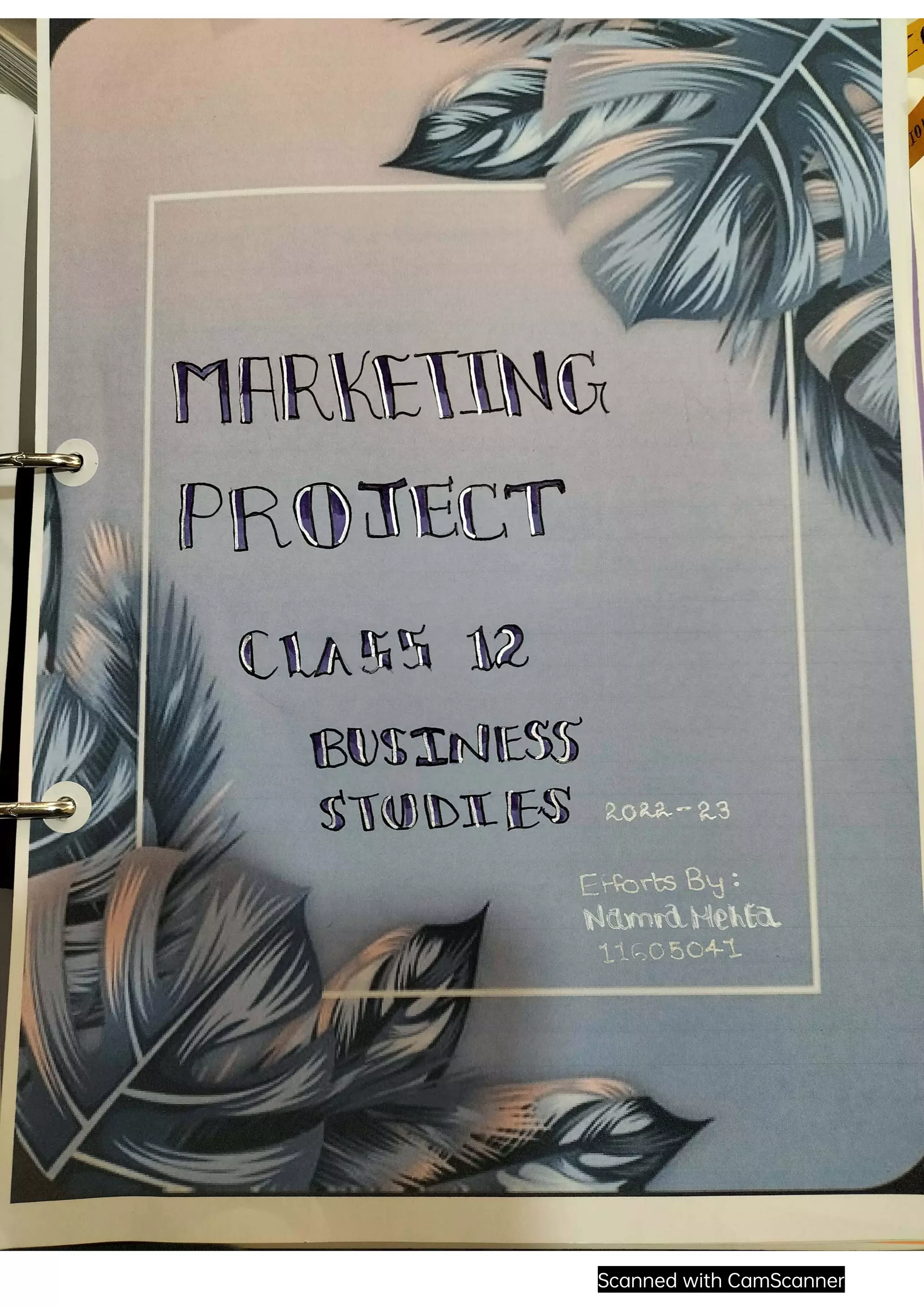 Business studies project Class 12 Final Project Namra Mehta.pdf Business studies project Class 12 Final Project Namra Mehta.pdf