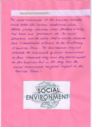 Business Environment project class 12 cbse | PDF