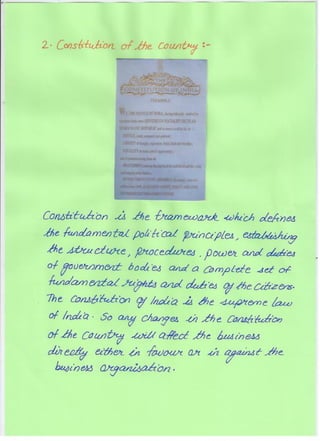 Business Environment project class 12 cbse | PDF