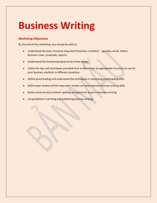 Business Success Program | DOCX