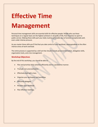 Business Success Program | DOCX