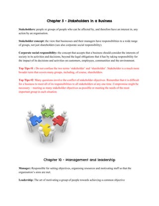 Business Super Definitions AS Level | PDF