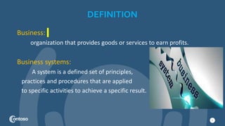 Business systems | PPTX