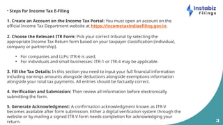 Business Tax Filing Made Simple: A Step-by-Step Guide | PPTX