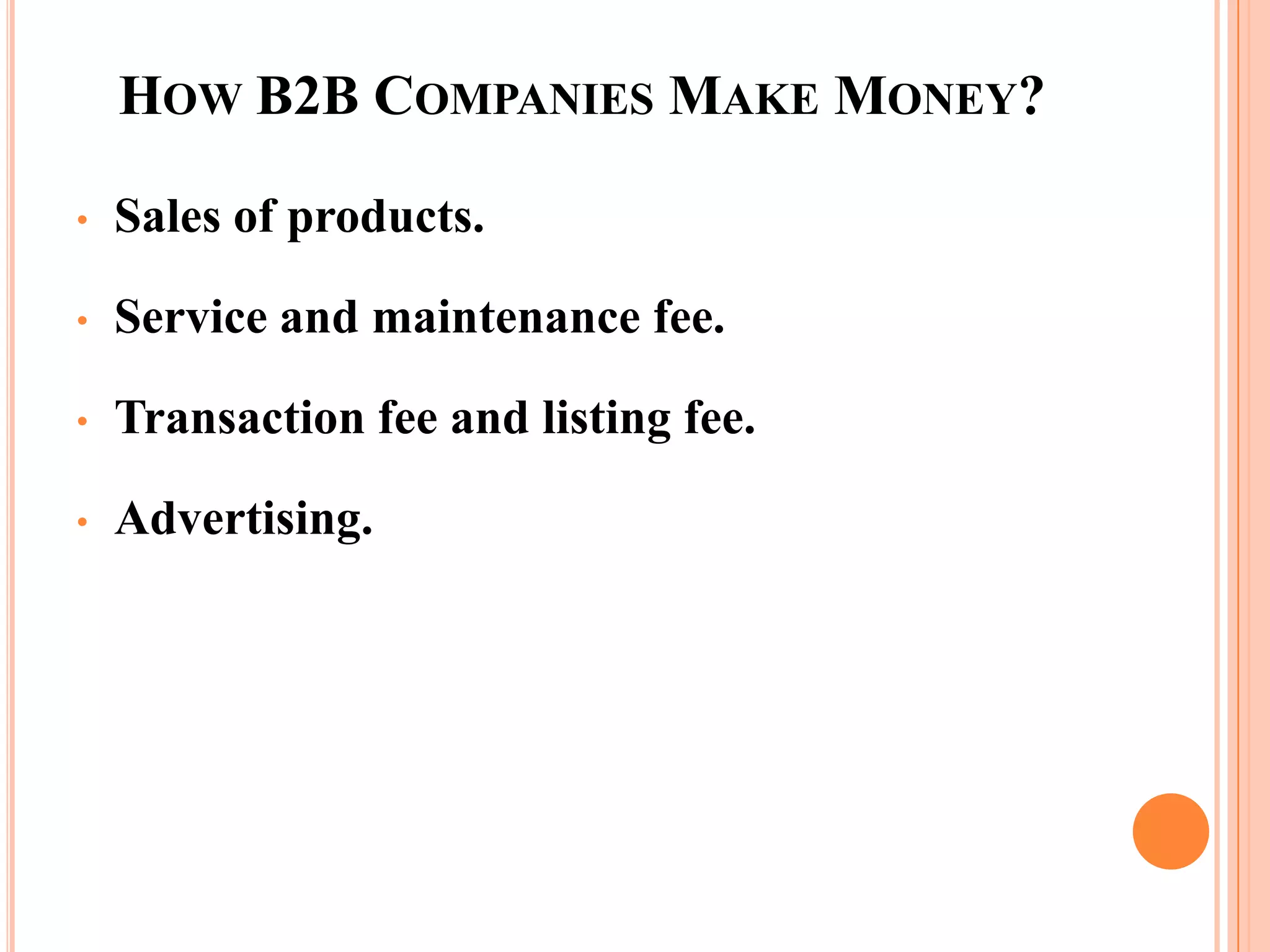 Business to business(b2 b) marketing | PPT