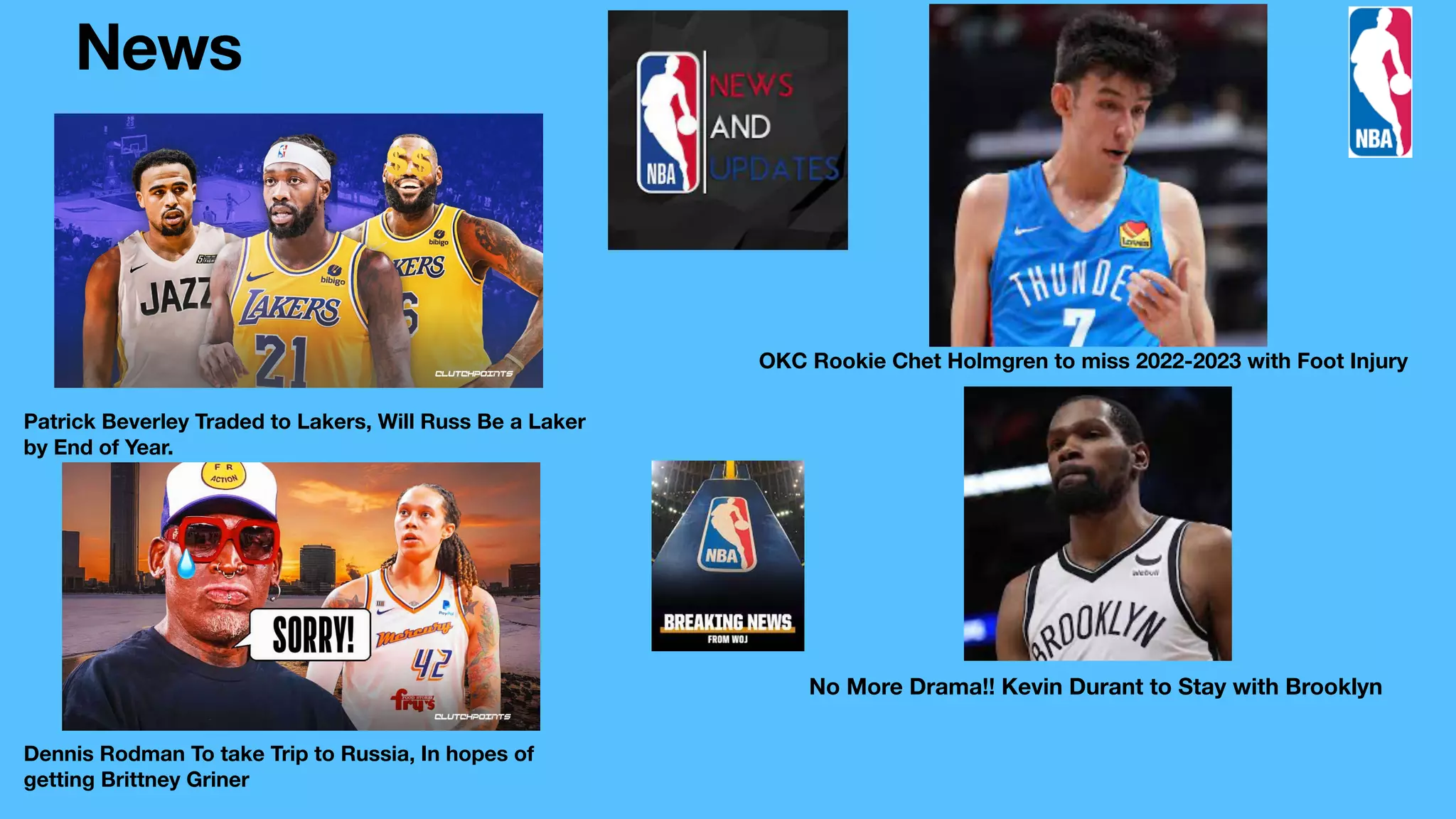 Business to Business League NBA Example | PPT