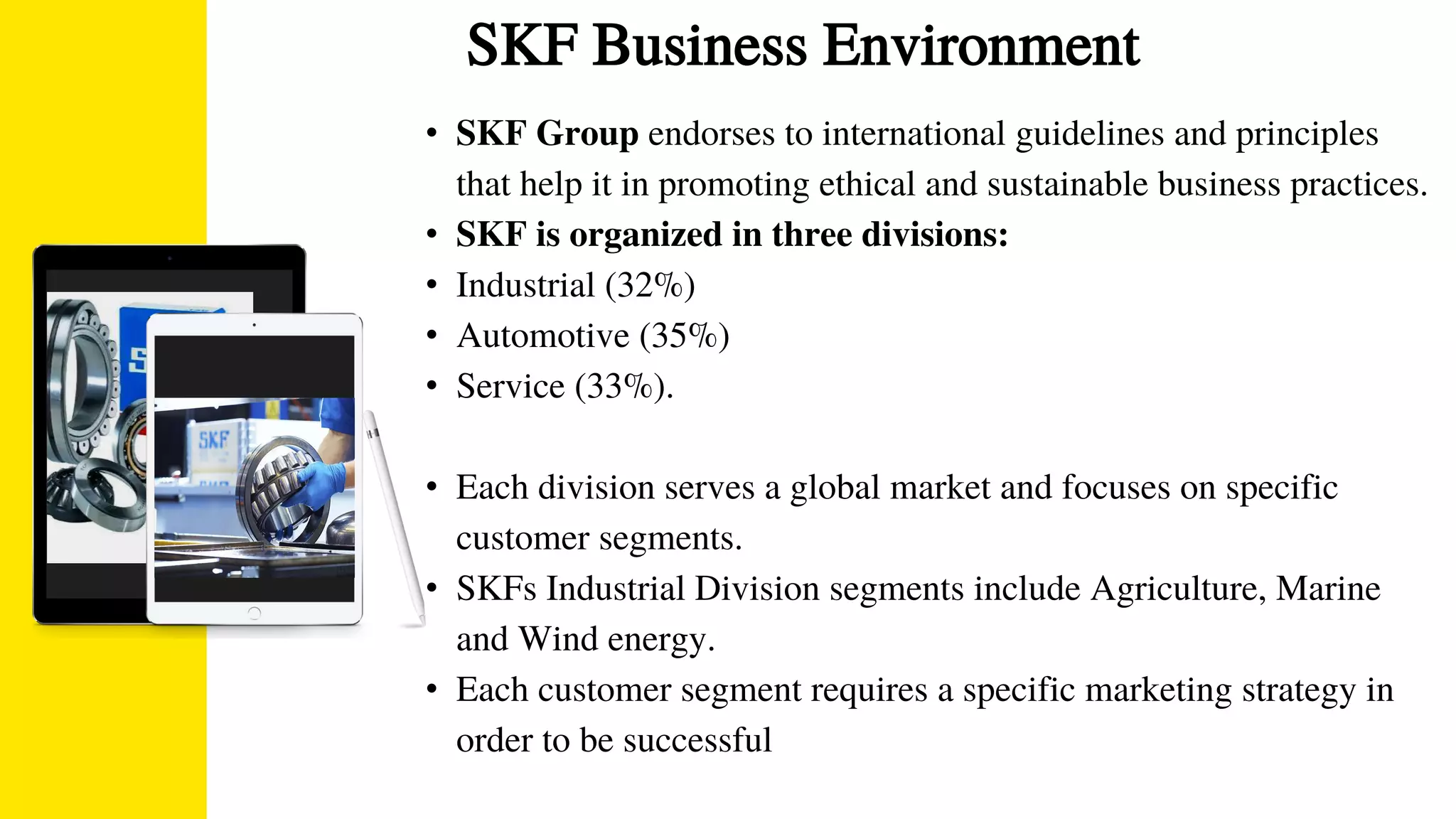SKF B2B Marketing Strategies | PPT