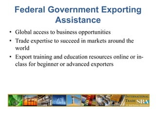 Business to Global__International_Trade.pptx | Business | Business and ...