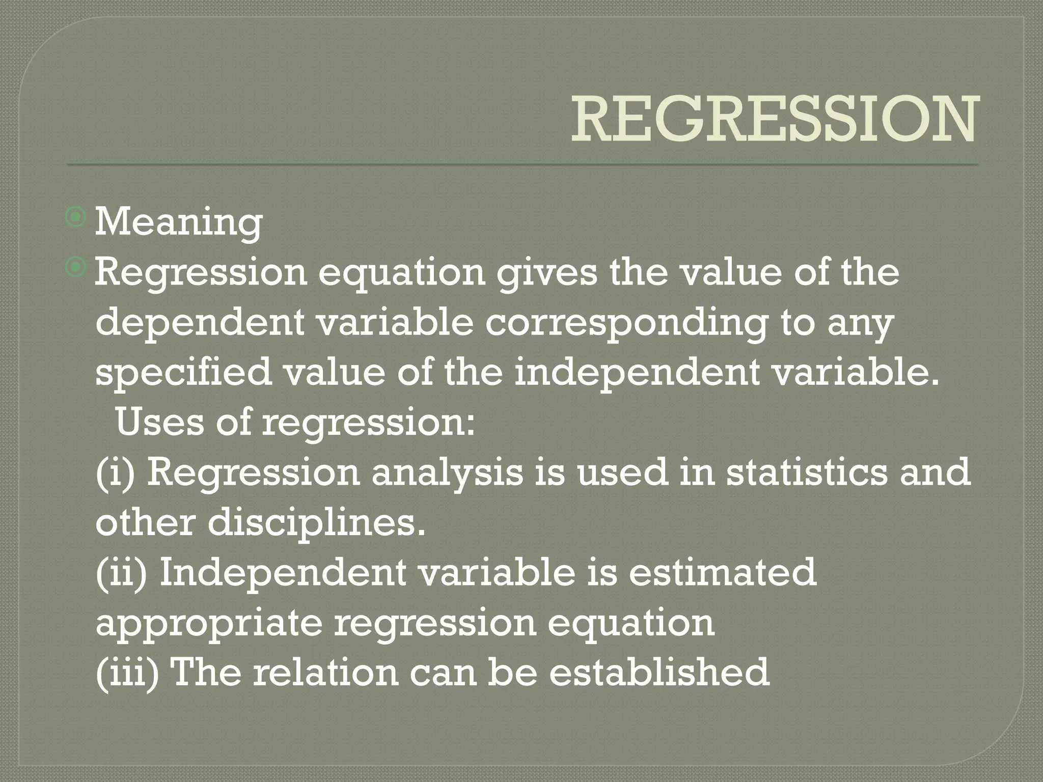 Business Tools unit-3.pptx correlation and regression | PPTX