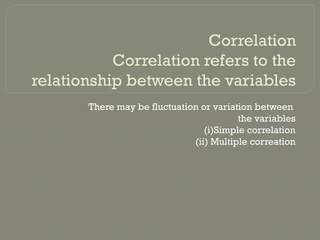 Business Tools unit-3.pptx correlation and regression | PPT