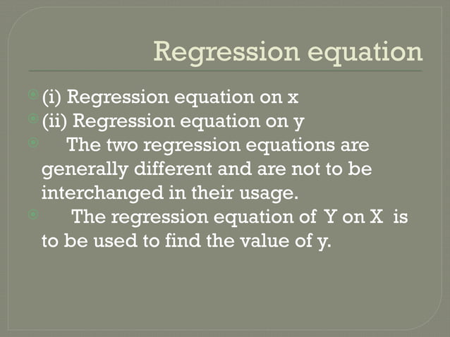 Business Tools unit-3.pptx correlation and regression | PPT