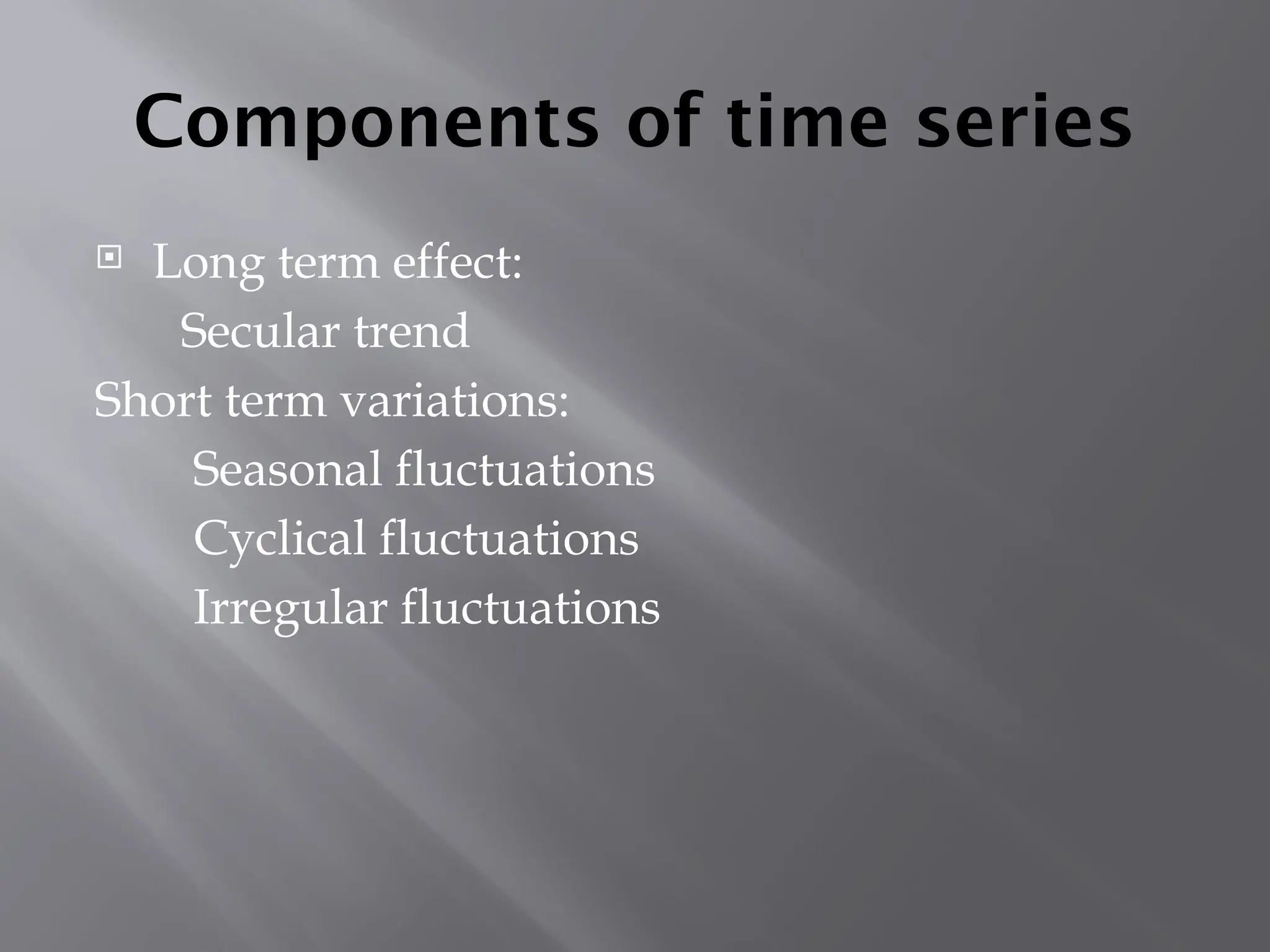 Business Tools unit-4 (1).pptx time series secular trend | PPT