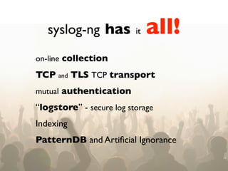 Secure Log Management | KEY | Technology & Computing