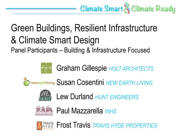 CSCR Business #3: Green Buildings, Resilient Infrastructure, Climate ...