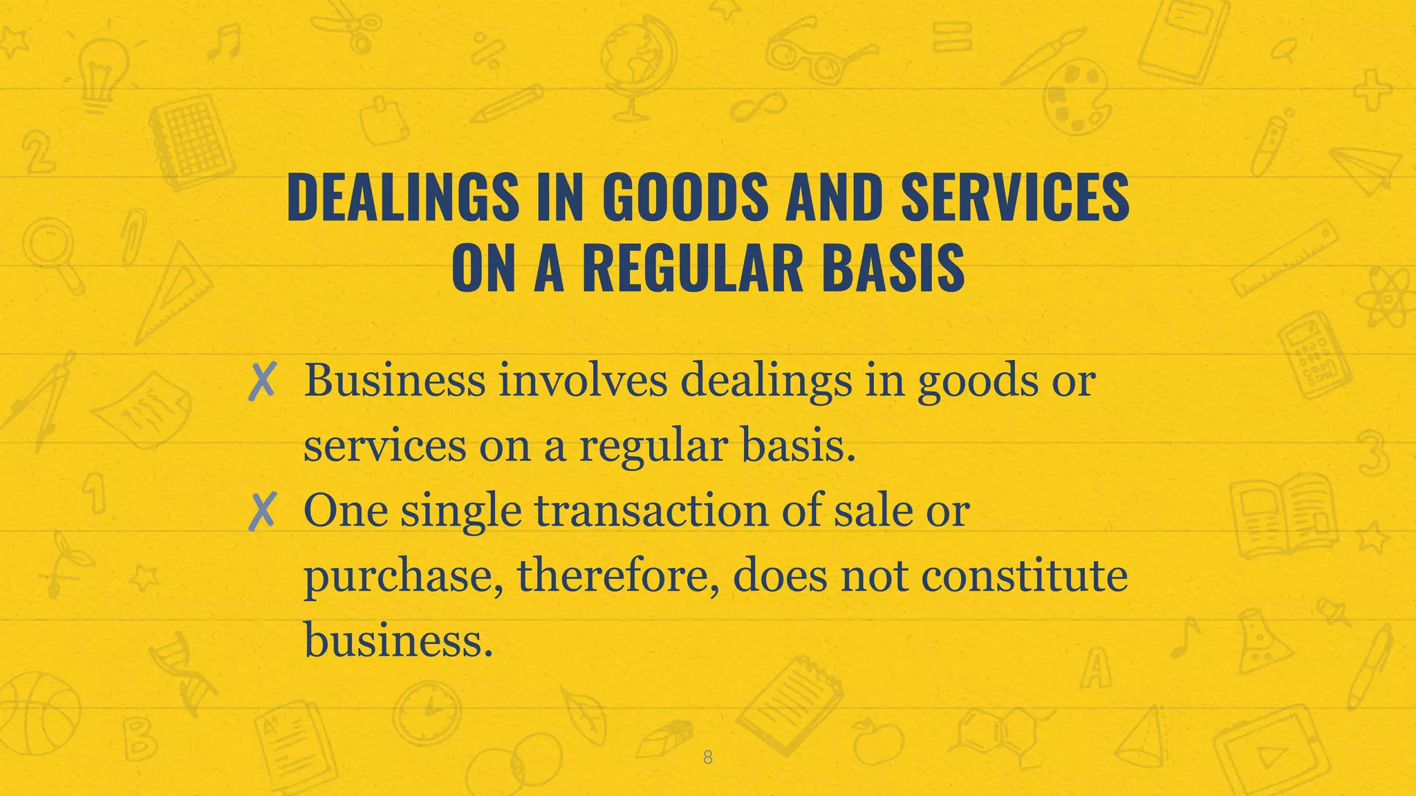 Class 11 Business Studies Chapter 1- Business, Trade and Commerce | PPTX