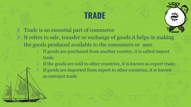 Class 11 Business Studies Chapter 1- Business, Trade and Commerce | PPTX