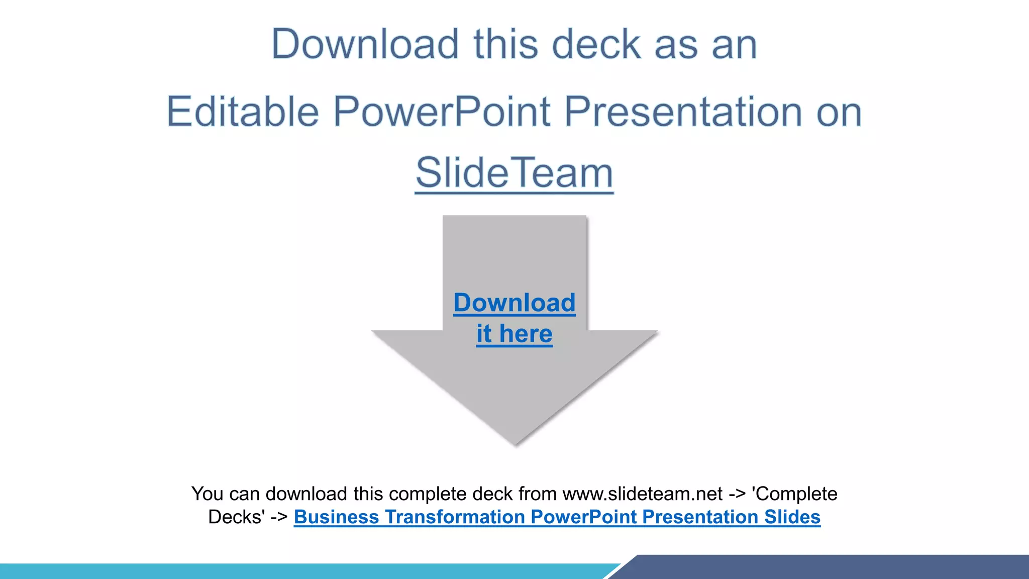 Business Transformation PowerPoint Presentation Slides | PPT