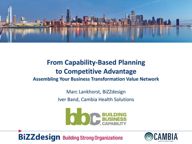 From Capability-Based Planning to Competitive Advantage: Assembling ...