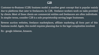 Categories Of Businesses And The Functionality Of Their Respective ...