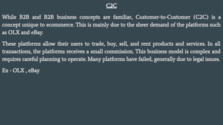 Categories Of Businesses And The Functionality Of Their Respective Models. | PPT