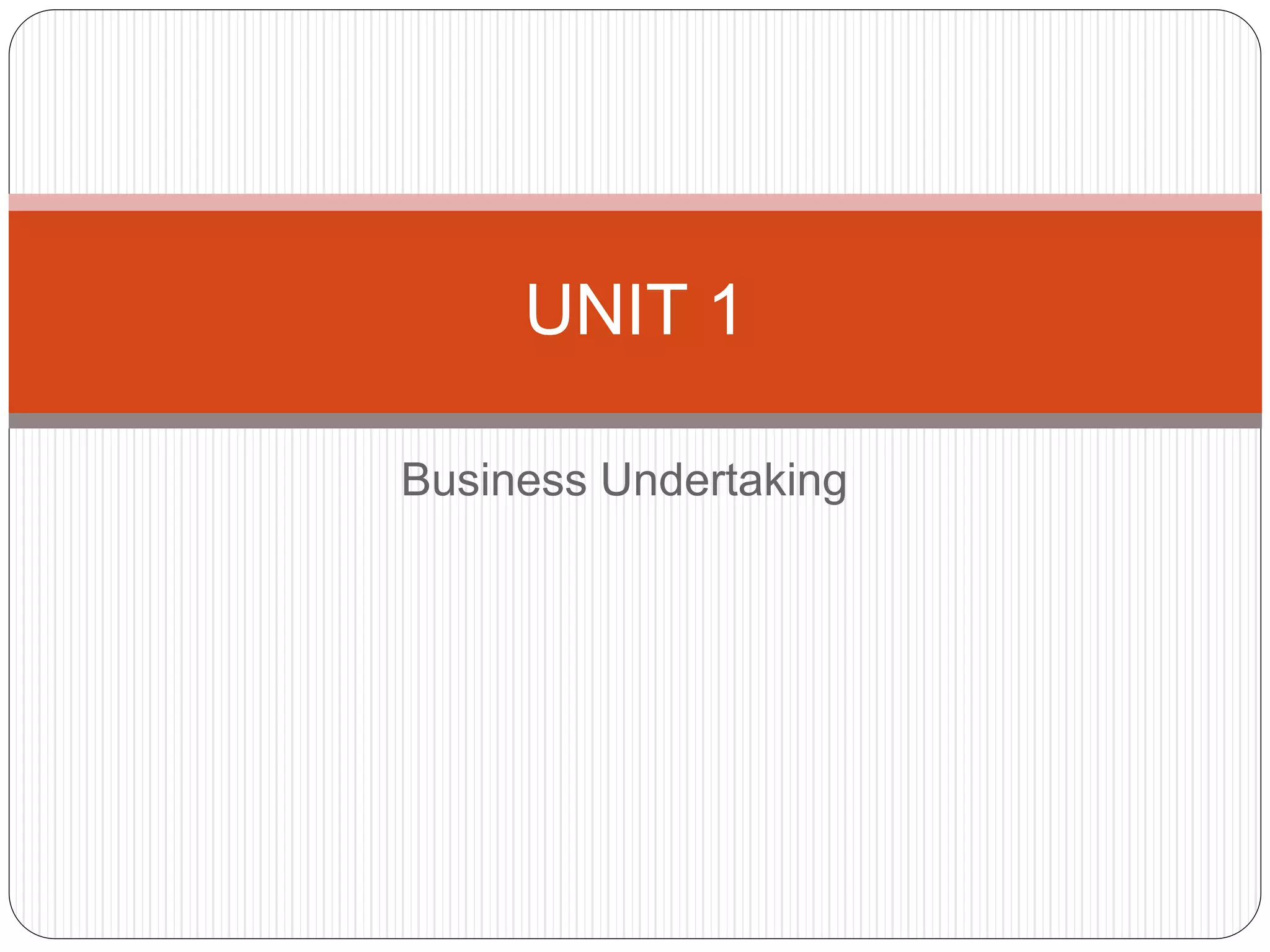 Business undertaking | PPTX