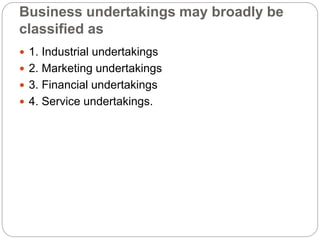 Business undertaking | PPTX
