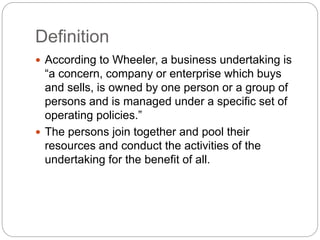 Business undertaking | PPT