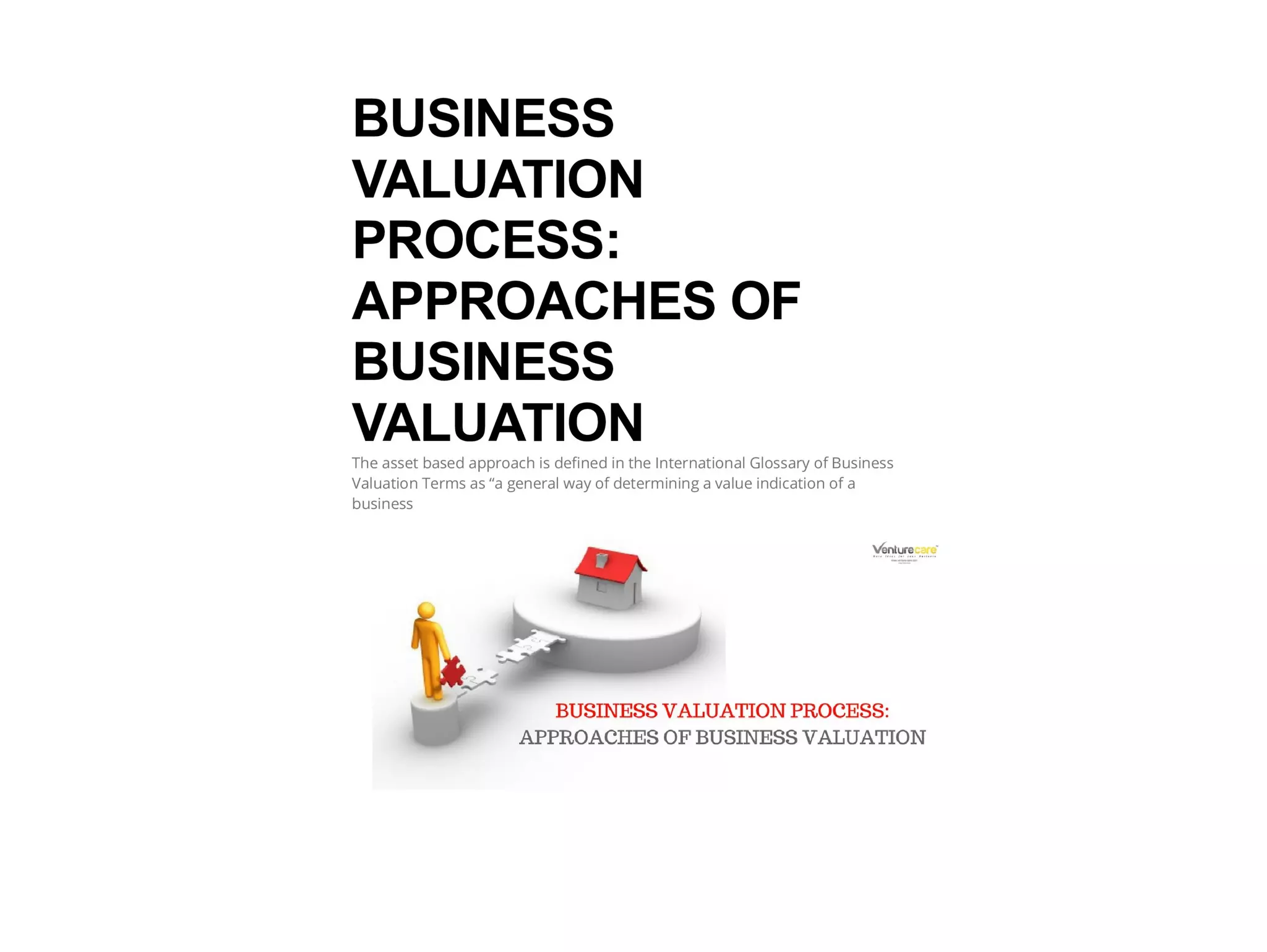 Business valuation process | PPT