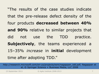 The Business Value of Agile Engineering Practices | PPTX