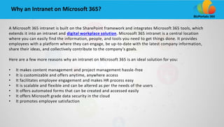 Business Value of an Intranet on Microsoft 365 | PPTX