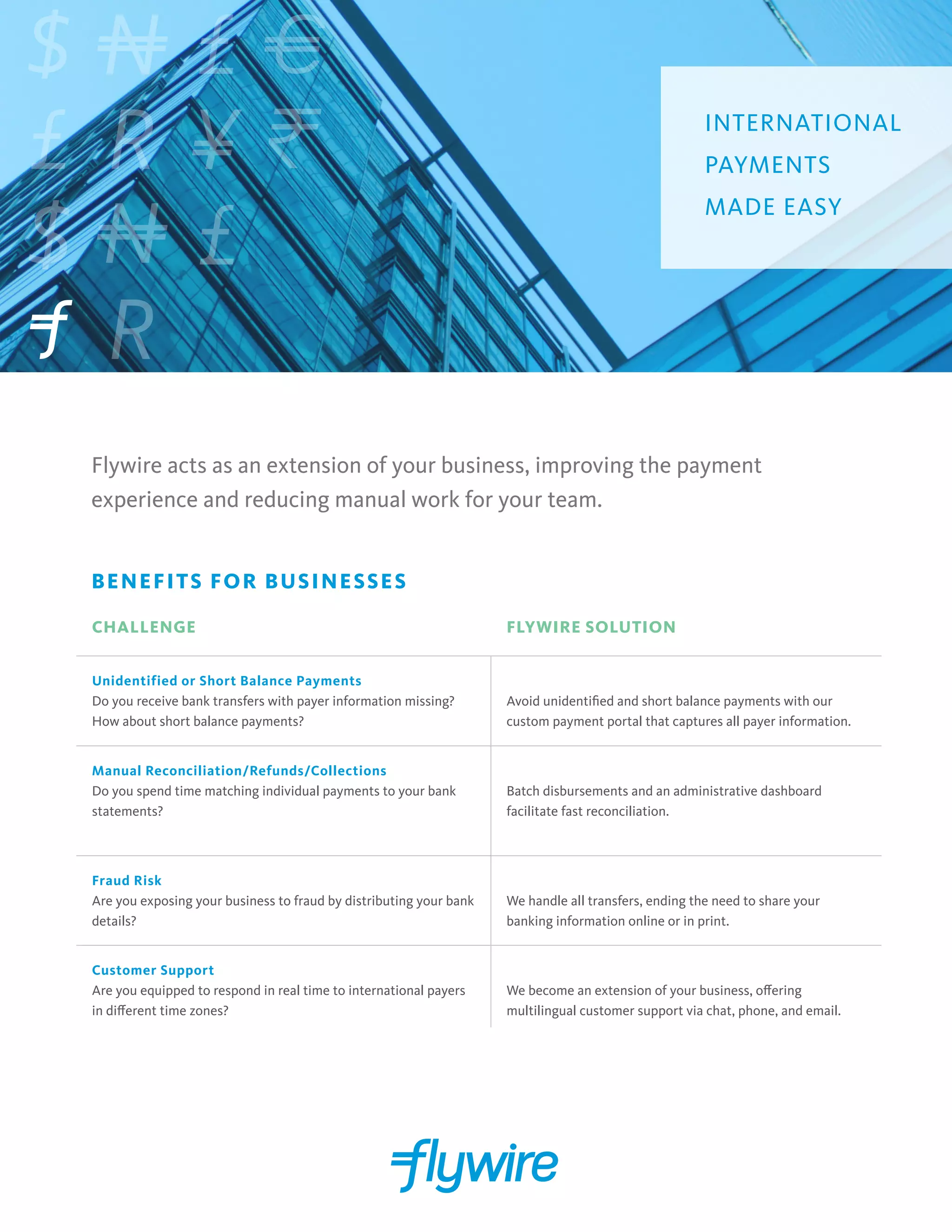 Flywire: Simple 4 Step Process | PDF
