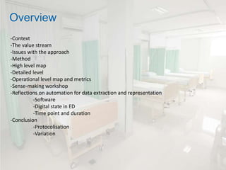 Time is of the essence: Value Stream Mapping a National Health Service ...