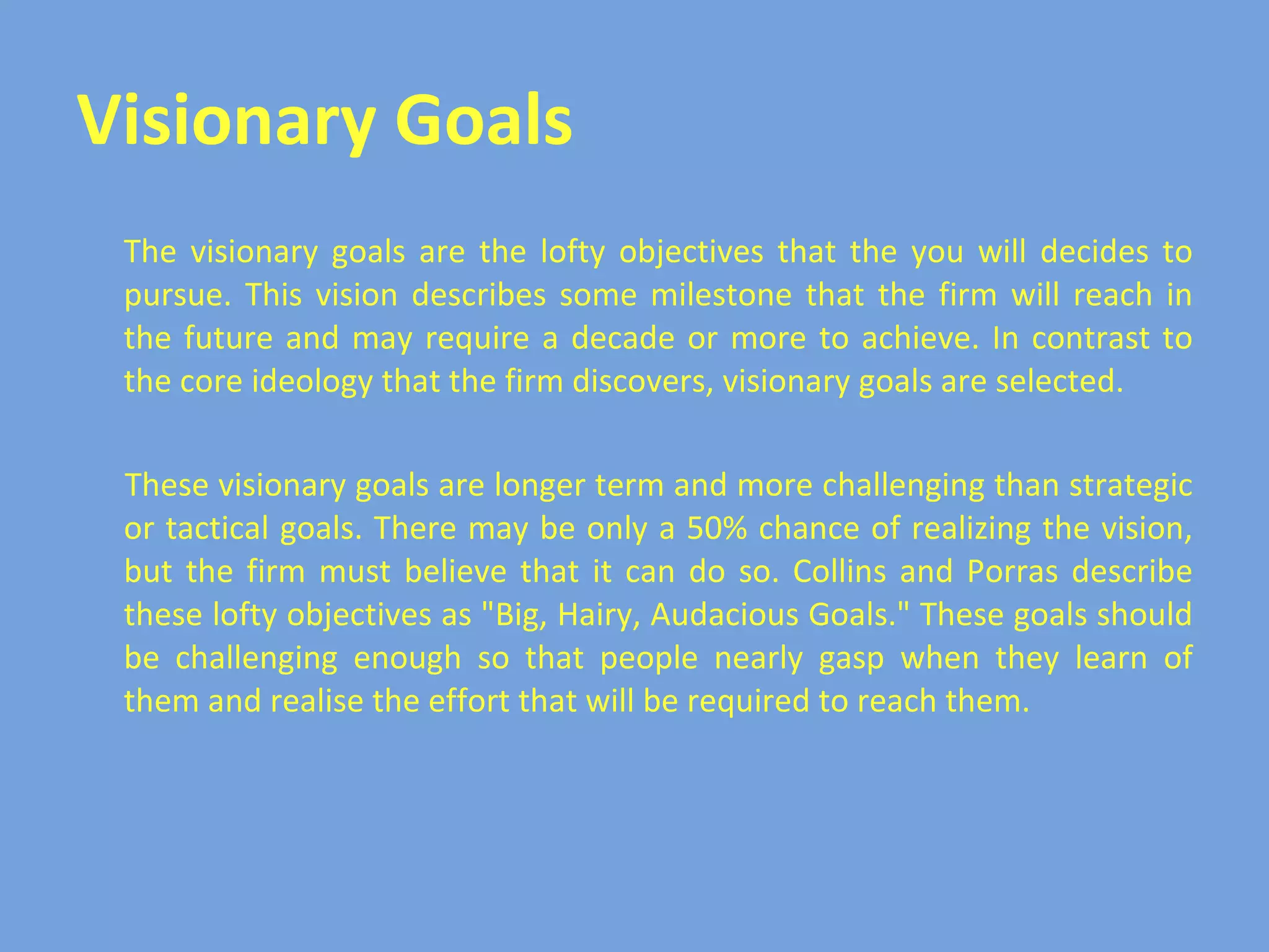 Business vision and mission | PPT