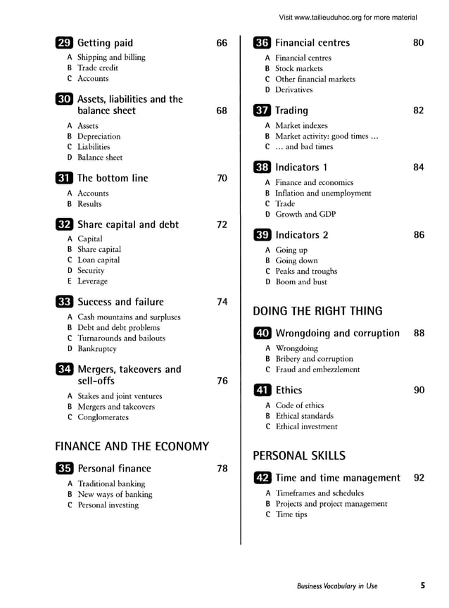Business vocabulary in use | PDF