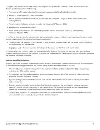 Comcast Business voice edge technical overview | PDF