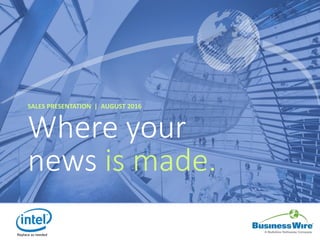 Business Wire Brand Story | PPTX