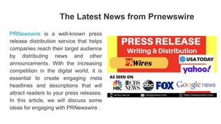 business wire press release ppt.pptx