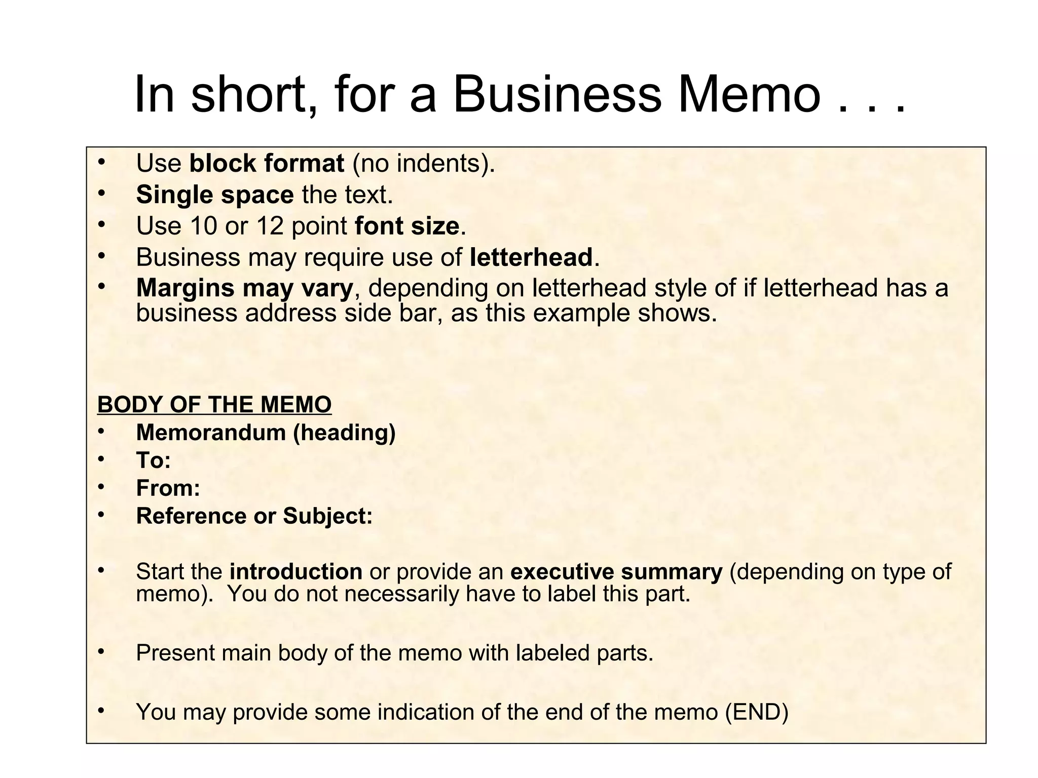 Business writing power point presentation | PPT