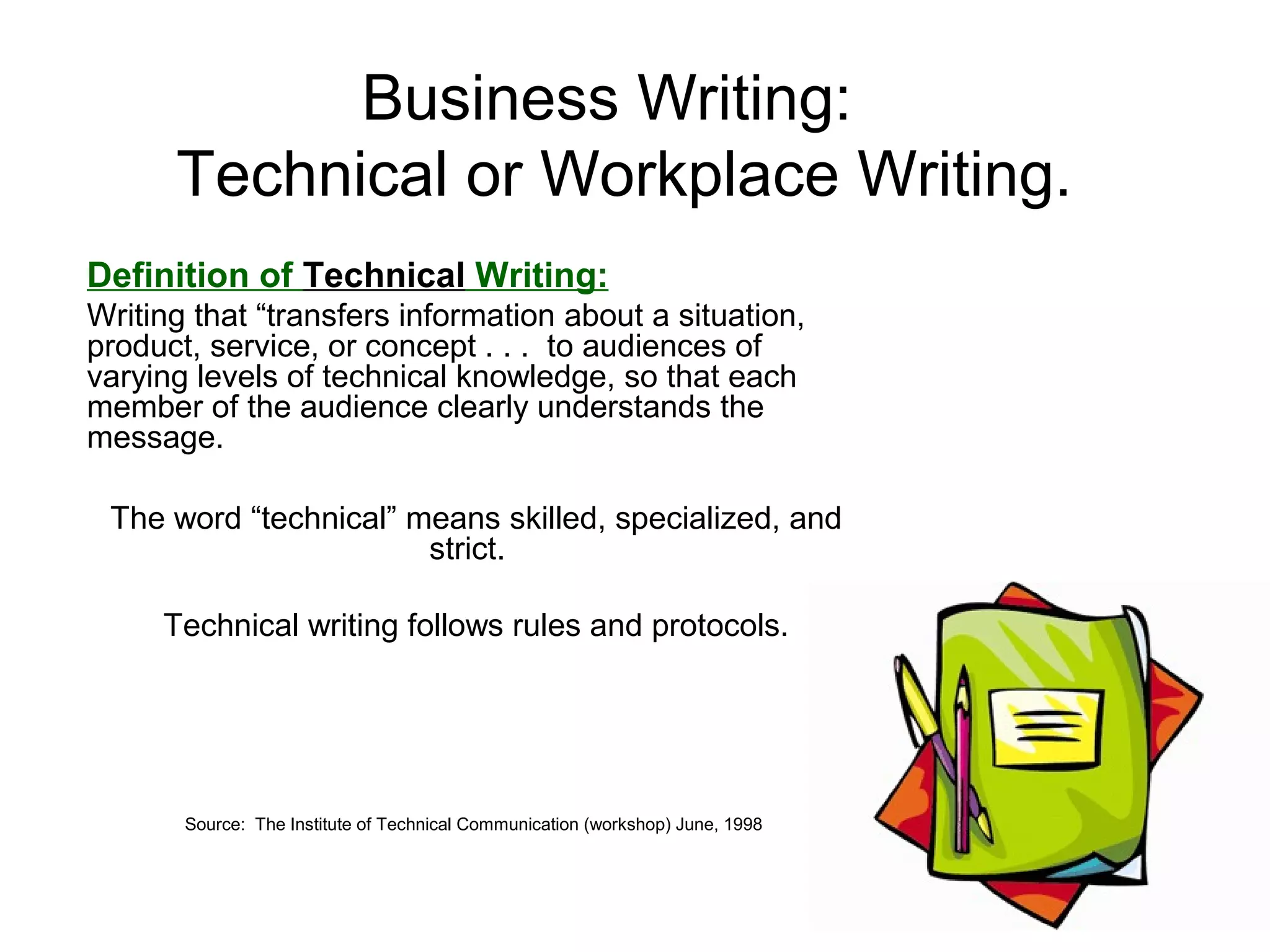 Business writing power point presentation | PPT