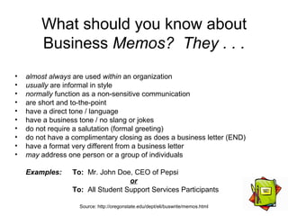 Business writing power point presentation | PPT