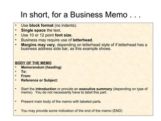 Business writing power point presentation | PPT