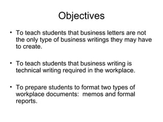 Business writing power point presentation | PPT