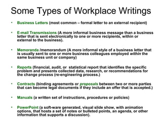 Business writing power point presentation | PPT